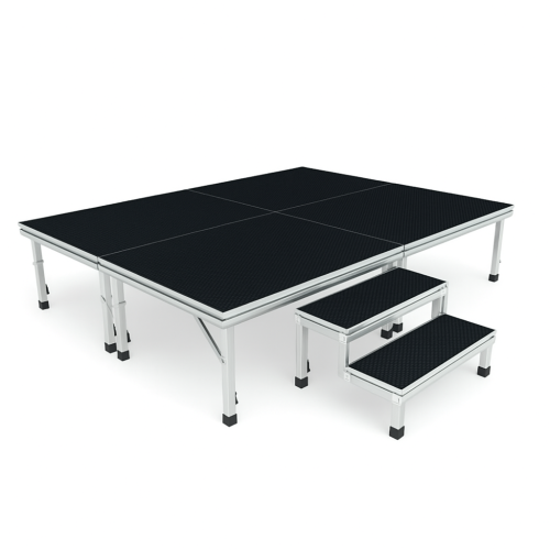 AluDeck Compact Scena 3x2 m – lekka scena z regulowanymi nogami ...